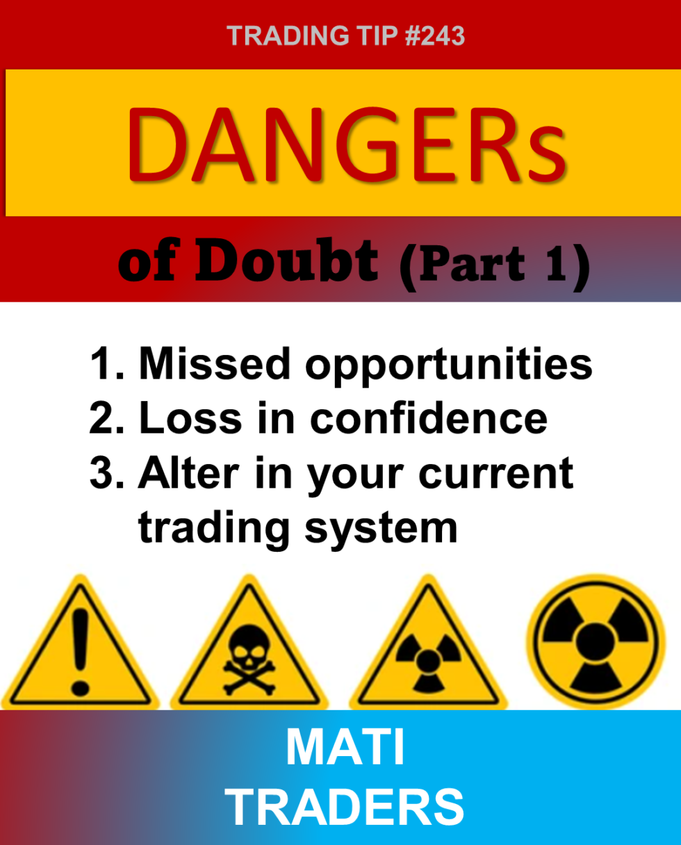 3 Dangers of Trading DOUBT | MATI Trader