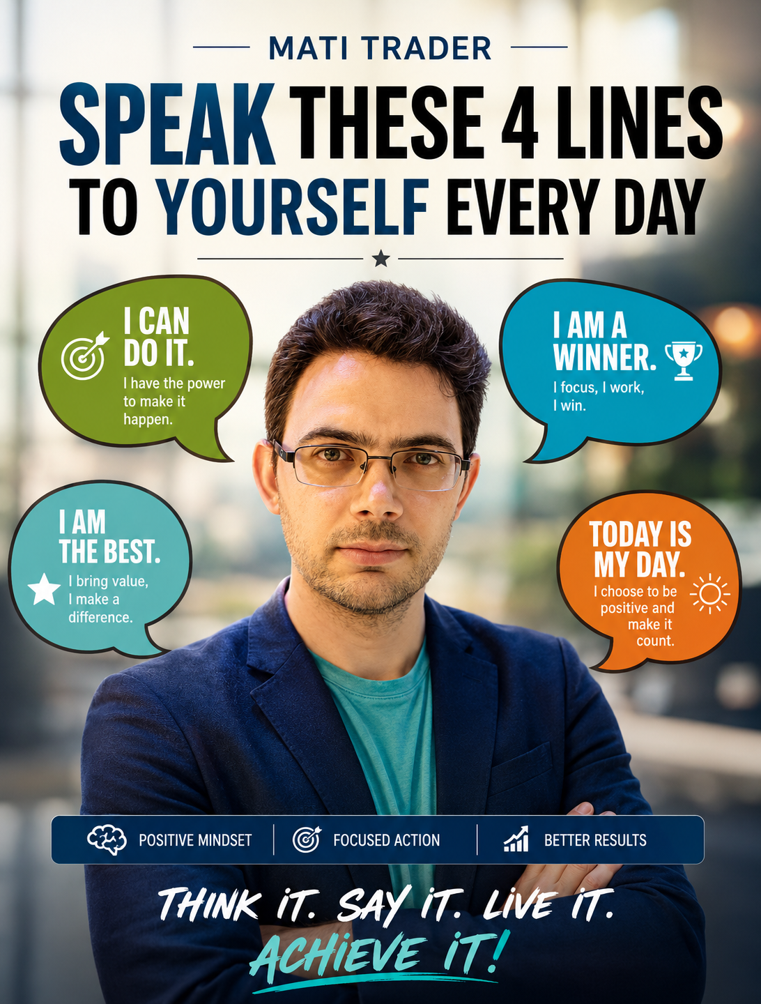 Speak These 4 Lines to Yourself Daily | MATI Trader
